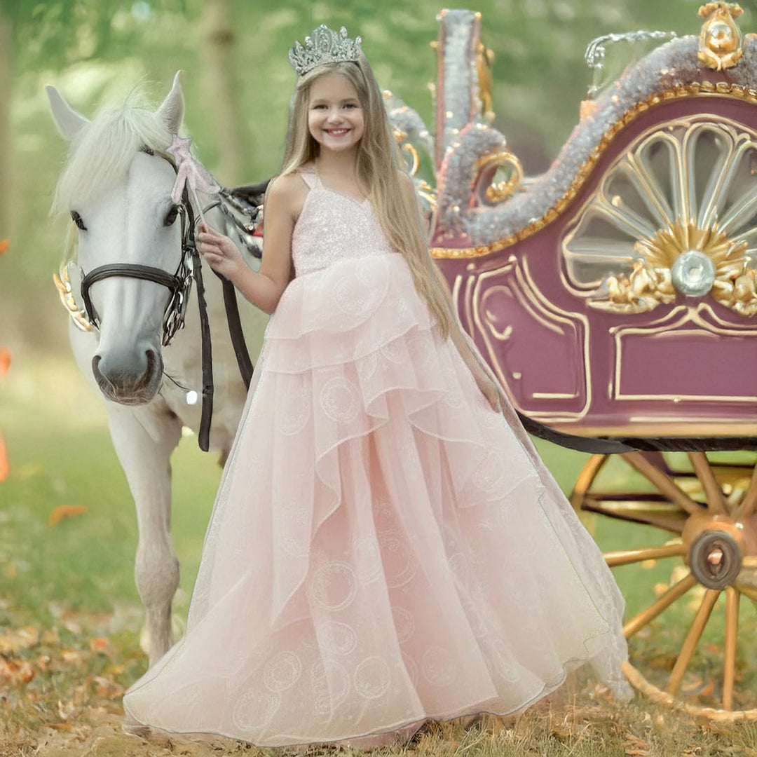 Girls Play Dress Up |Costume Pink Princess Glinda Good Witch Wicked ...